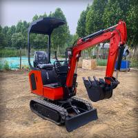 China Compact Mini Excavator Machine 8.2KW 1.5 M Max Dumping Height for sale