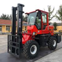 China 3.5Ton 42KW Off Road Forklift Vehicle With 40km Running Gear for sale