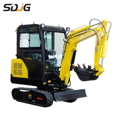 China Epa / Euro 5 Mini Excavator Machine 2 Ton 1 Ton 1.7 Ton for sale