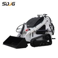 China Diesel Crawler Wheel Mini Skid Steer Loader Earthmoving 500kg 400kg for sale