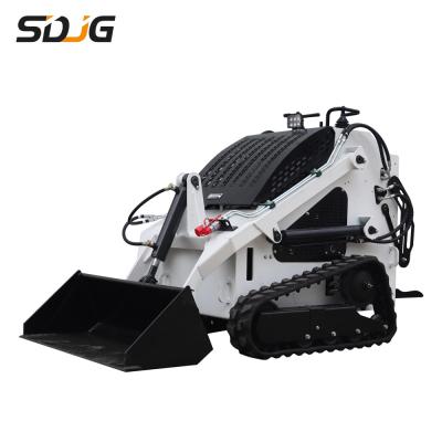 China Diesel Crawler Wheel Mini Skid Steer Loader Earthmoving 500kg 400kg for sale