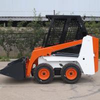 China Multi Function 700kg Rated Load Mini Skid Steer Loader 21kw Tracked Excavator for sale