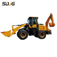 China Earth Moving Towable Backhoe Loader Machinery 20-28 4x4 2.5 Ton Tractor End for sale
