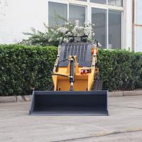 China 300kg Capacity Crawler Walk Behind Skid Steer Loader Mini In Stock for sale
