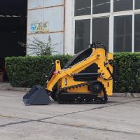 China 300kg Capacity Crawler Walk Behind Skid Steer Loader Mini In Stock for sale
