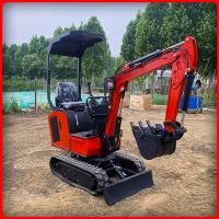 China SDJG 1T Mini Excavator Machine 8 Rpm Compact Earth Moving Machine for sale