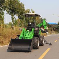 China Epa Ce Compact Backhoe Loader 55 Kw 0.8m3 Bucket Capacity for sale