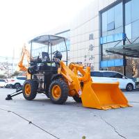 China Diesel CE EPA Engine Towable Backhoe Loader 4x4 1 Ton Mini for sale