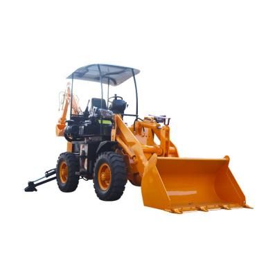 China Diesel CE EPA Engine Towable Backhoe Loader 4x4 1 Ton Mini for sale