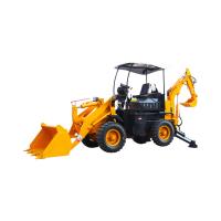 China Compact Hydraulic 4WD Front End Loader Excavator 1.5 Ton CE Certificate for sale