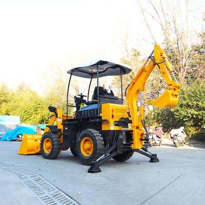China CE EPA Towable Backhoe Loader Farm Construction Agriculture 4 Wheel Drive for sale