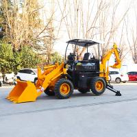 China 4x4 Mini Tractor Loader Backhoe Eight Leg Hydraulic Pilot for sale