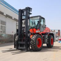 China Farm Mud 3.5t 5t 4WD 4 Wheel Drive Off Road All Rough Terrain Diesel Forklifts for sale