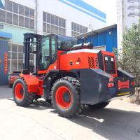China All Terrain 4WD Forklift 3.5 Ton Heavy Duty Handling Truck Forklifts for sale