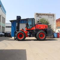 China All Terrain 4WD Forklift 3.5 Ton Heavy Duty Handling Truck Forklifts for sale