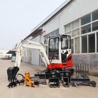 China 1.2t 2.5t Sdjg CE EPA Farm Home Garden 360 Hydraulic Crawler Diesel Mini Pelle Small Bagger Compact Excavator for sale