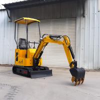 China Best Selling 1.0 Ton New CE ISO Small Digger Crawler Hydraulic Farm Garden Diesel Mini Excavator Price for sale