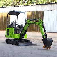 China Mulcher Mini Excavator Earth Moving Machinery Chinese 1.8t Compact Mini Excavators for sale