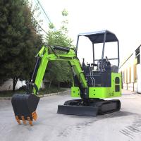 China Mulcher Mini Excavator Earth Moving Machinery Chinese 1.8t Compact Mini Excavators for sale