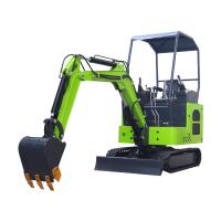 China Mulcher Mini Excavator Earth Moving Machinery Chinese 1.8t Compact Mini Excavators for sale