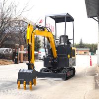 China 1.5 Ton 1.7 Ton Mini Excavator Machine China Cheap 1.6 Ton Mini Digger Small Excavators For Sale for sale