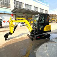 China Hydraulic Crawler Digger Mini Excavator 1ton 2 Ton 3 Ton 3.5 Ton Prices With Thumb Bucket for sale