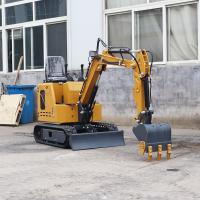 China Earth Moving Machinery 1 Ton Crawler Small Micro Farm Garden Digger Hydraulic 800kg Mini Excavator for sale