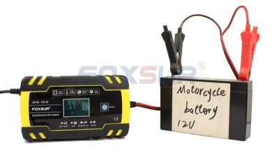 China Aluminum Alloy LCD Display 12v Sealed  Lead Acid Charger for sale