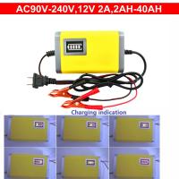 China AGM VRLA Lead Acid GEL 2A Smart Car Battery Charger Full Automatic Intelligent for sale