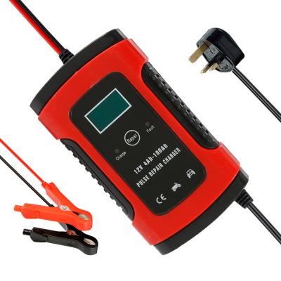 China Smart Deep Cycle 12V Automatic Lead Acid Battery Charger Pulse Repair for sale