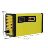 China Wet Lead Acid 12V 8A LCD Display Battery Charger Pulse Repair For Car Motorcycle for sale