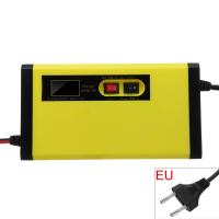 China Wet Lead Acid 12V 8A LCD Display Battery Charger Pulse Repair For Car Motorcycle for sale
