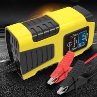 China 12V 2A Intelligent Calcium Car Battery Charger Overheating Protection for sale