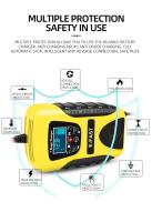 China high quality 7 Segment Multibattery Mode 12V12AH Lead Acid Battery Charger Car Motorcycle Repair Battery Charger for sale
