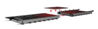 China MS SS Laser Cutting Machine With Bevel Cutting 15000mm*3000mm cnc laser metal cutting machine for sale