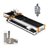 China Yaskawa Servo Motor Metal Sheet and Tube Laser Cutting Machine With Rotary Axis for sale