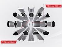 China Tube Laser Cutting Machine For Hand Railing Windows Metal Furniture for sale