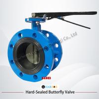 China Precision-Machined Handle Ductile Iron Flanged Butterfly Valve D41X-16Q with EPDM Seal for sale