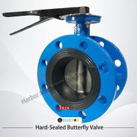 China Precision-Machined Handle Ductile Iron Flanged Butterfly Valve D41X-16Q with EPDM Seal for sale