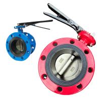 China Precision-Machined Handle Ductile Iron Flanged Butterfly Valve D41X-16Q with EPDM Seal for sale