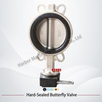 China NBR EPDM Soft Seal 304 Stainless Steel Manual Turbine Handle Butterfly Valve D71X-10/16P for sale