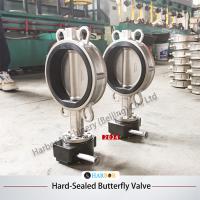 China NBR EPDM Soft Seal 304 Stainless Steel Manual Turbine Handle Butterfly Valve D71X-10/16P for sale