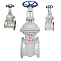 China Flanged Connection Manual Cast Steel Gate Valve Z45H-10/16C with Corrosion Resistance for sale