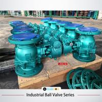 China PTFE Coated Flanged Ball Valve Q41F46-16C for Acid and Alkali Resistant Applications for sale