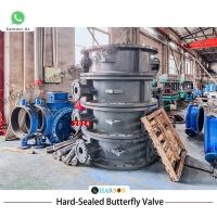 China Water Medium DN40-DN700 Manual Turbine Cast Steel Soft-Seal Butterfly Valve D371X-16C for sale