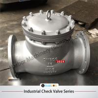 China Stainless Steel DN15-DN300 Water Oil Gas Medium Flanged Swing Check Valve H44H-150LB for sale