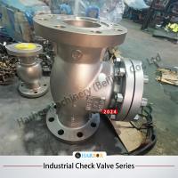 China Stainless Steel DN15-DN300 Water Oil Gas Medium Flanged Swing Check Valve H44H-150LB for sale