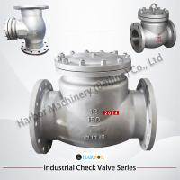 China Stainless Steel DN15-DN300 Water Oil Gas Medium Flanged Swing Check Valve H44H-150LB for sale