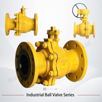 China ISO Standard Cast Steel Hard-Seal Manual Flanged Ball Valve Q41H/Y-16/25C for sale