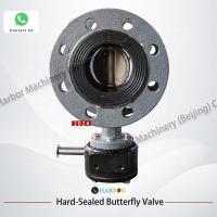 China WCB Cast Steel Flange Manual Turbine Butterfly Valve D341X--10/16C for Water Media for sale
